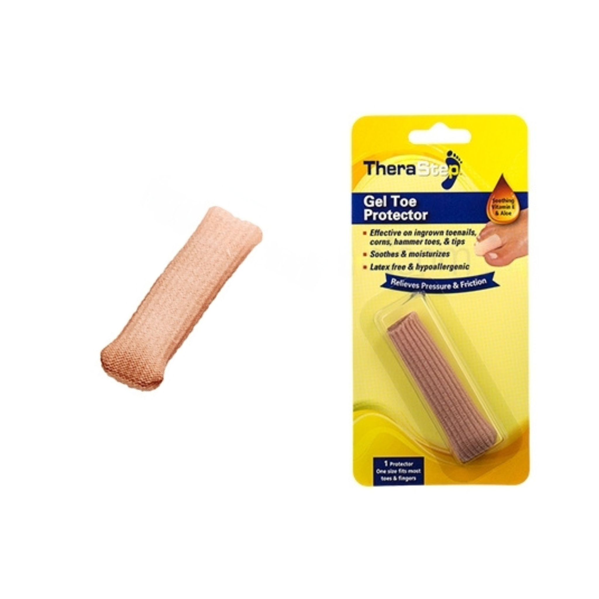 TheraStep Gel Fabric Toe Cap