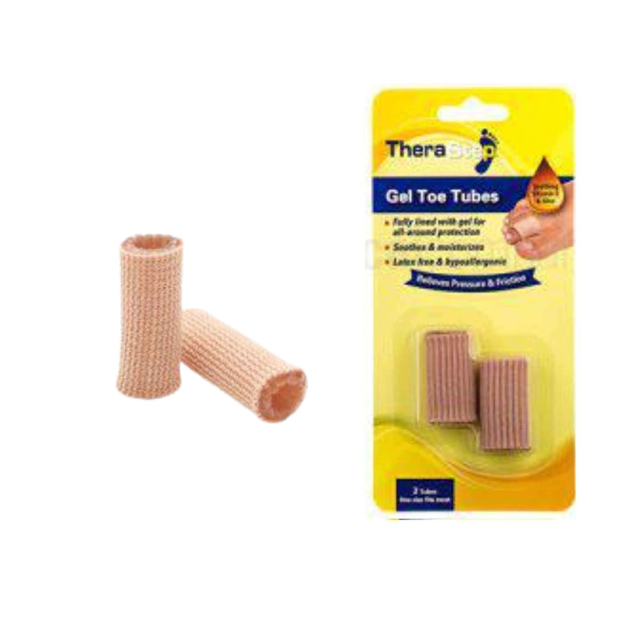 TheraStep Gel Toe Tubes